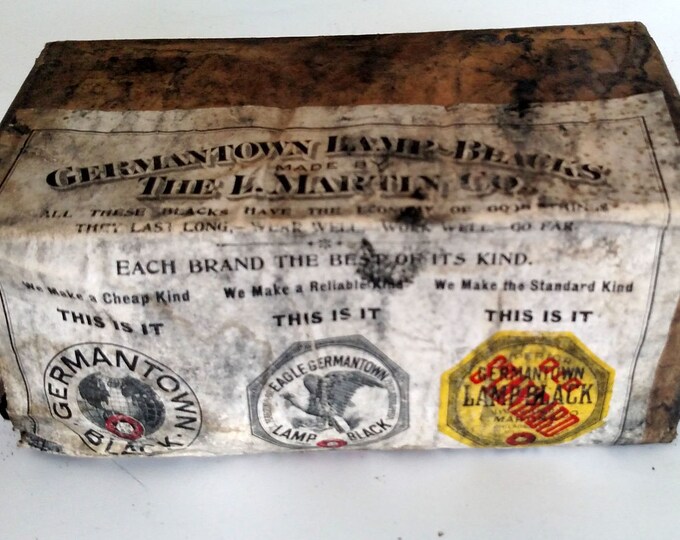 1800's Germantown Lamp-blacks Made by the L. Martin Co. - Established ...