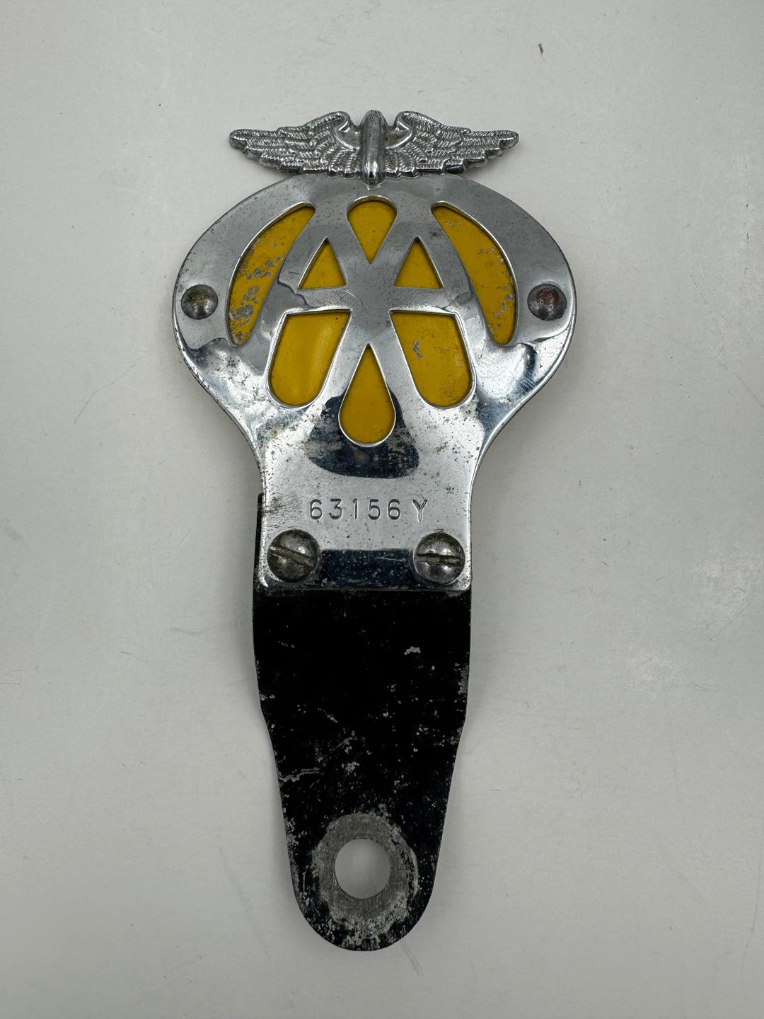Vintage AMA Motorcycle License Plate Topper - Etsy