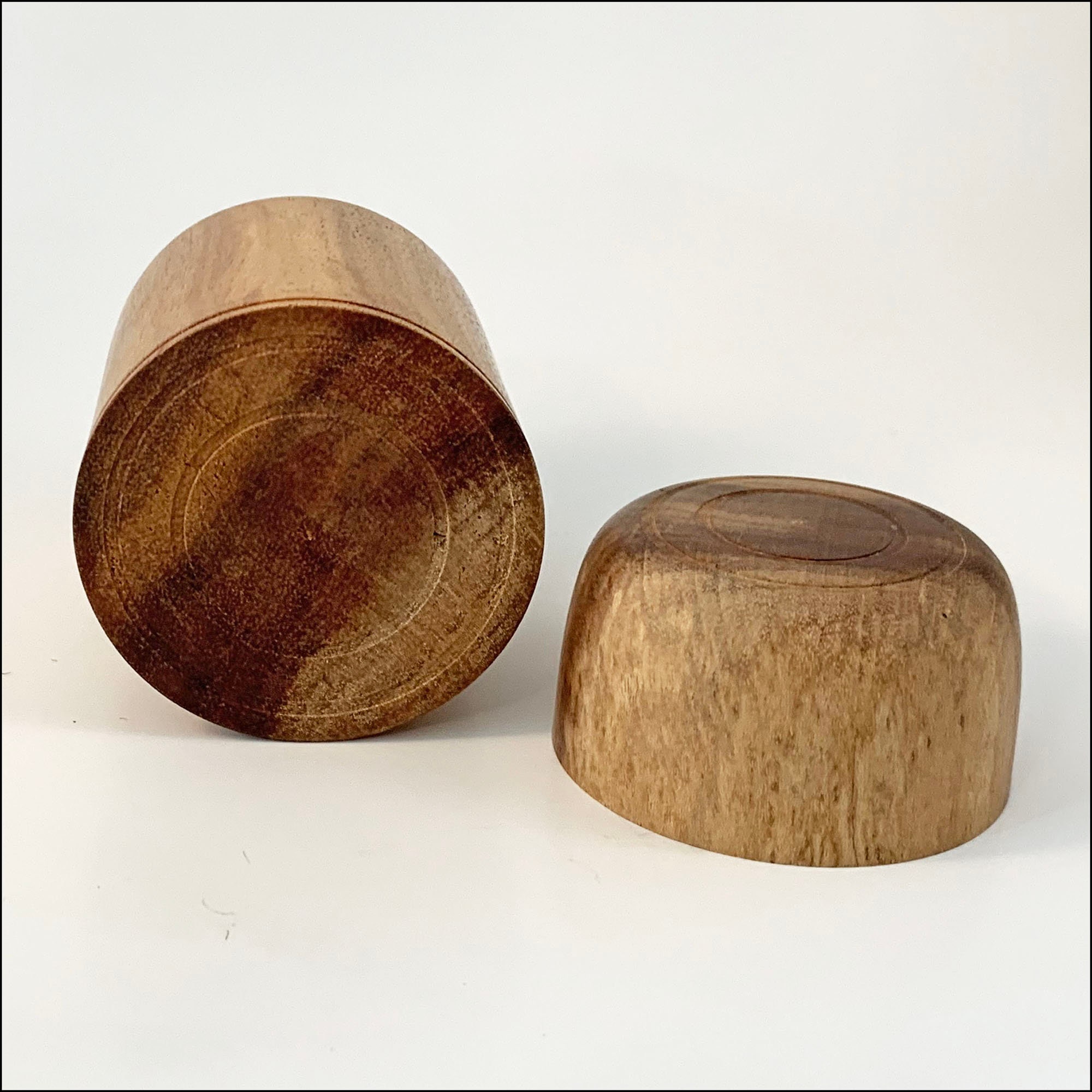 Wood Turned Vintage Cask Box With Lid - Etsy