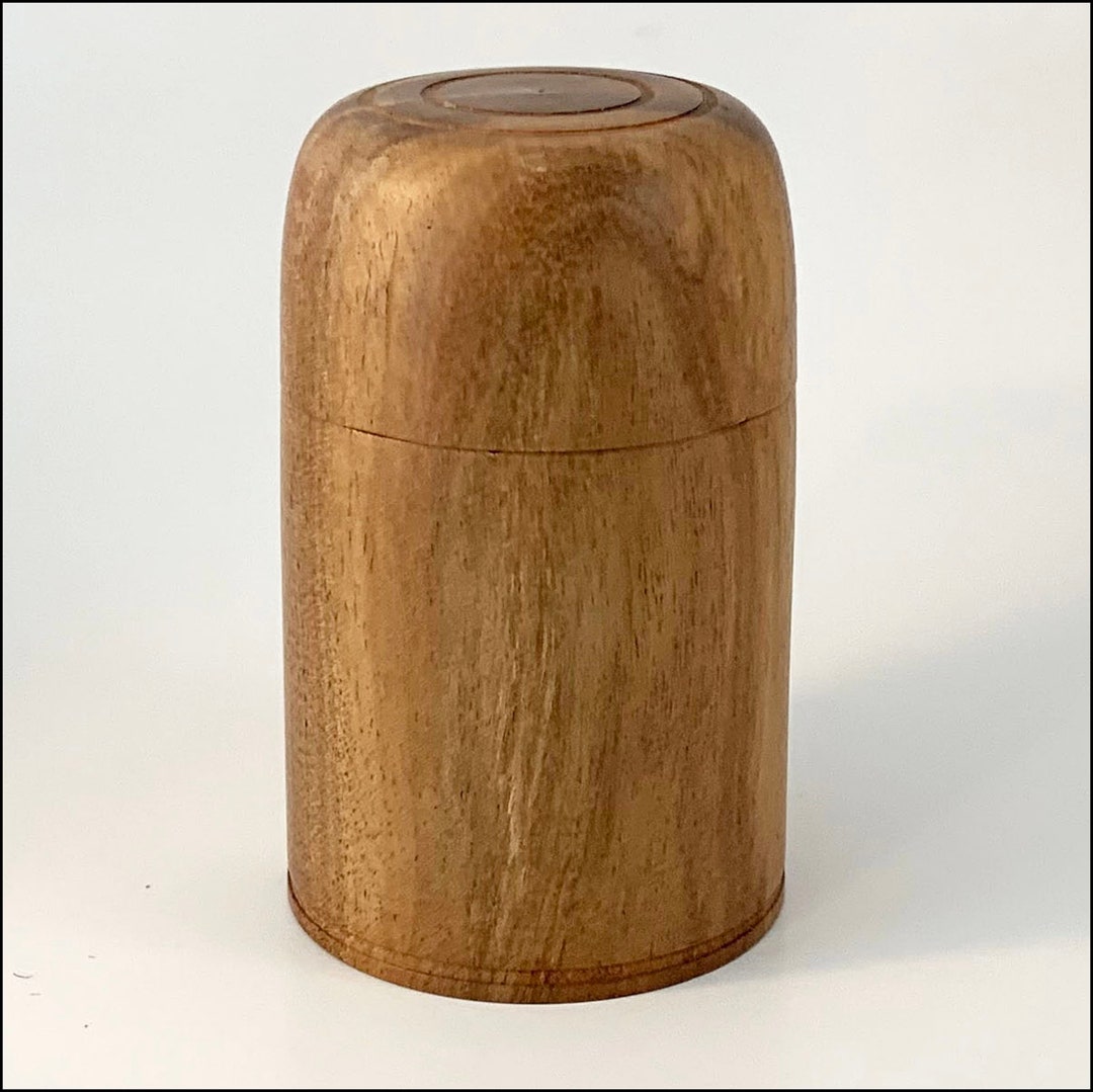 Wood Turned Vintage Cask Box With Lid - Etsy