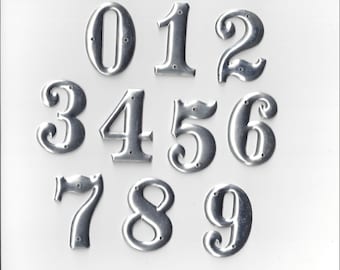 Metal Numbers - Etsy