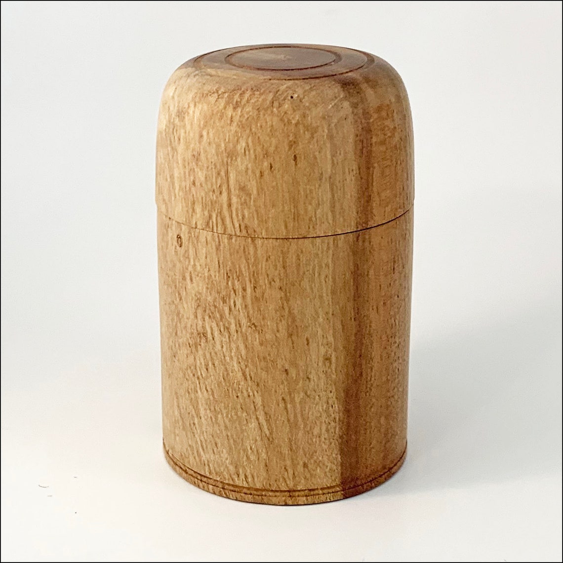 Wood Turned Vintage Cask Box With Lid - Etsy