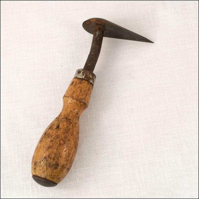 Vintage Shave Hook With Leather Guard - Etsy