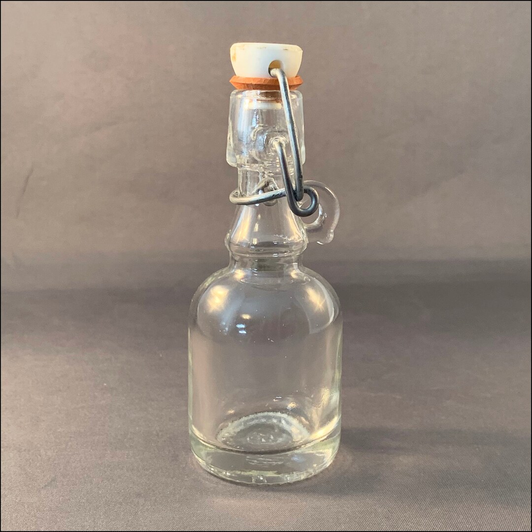 Vintage Miniature Glass Jug With Swing Top Stopper - Etsy