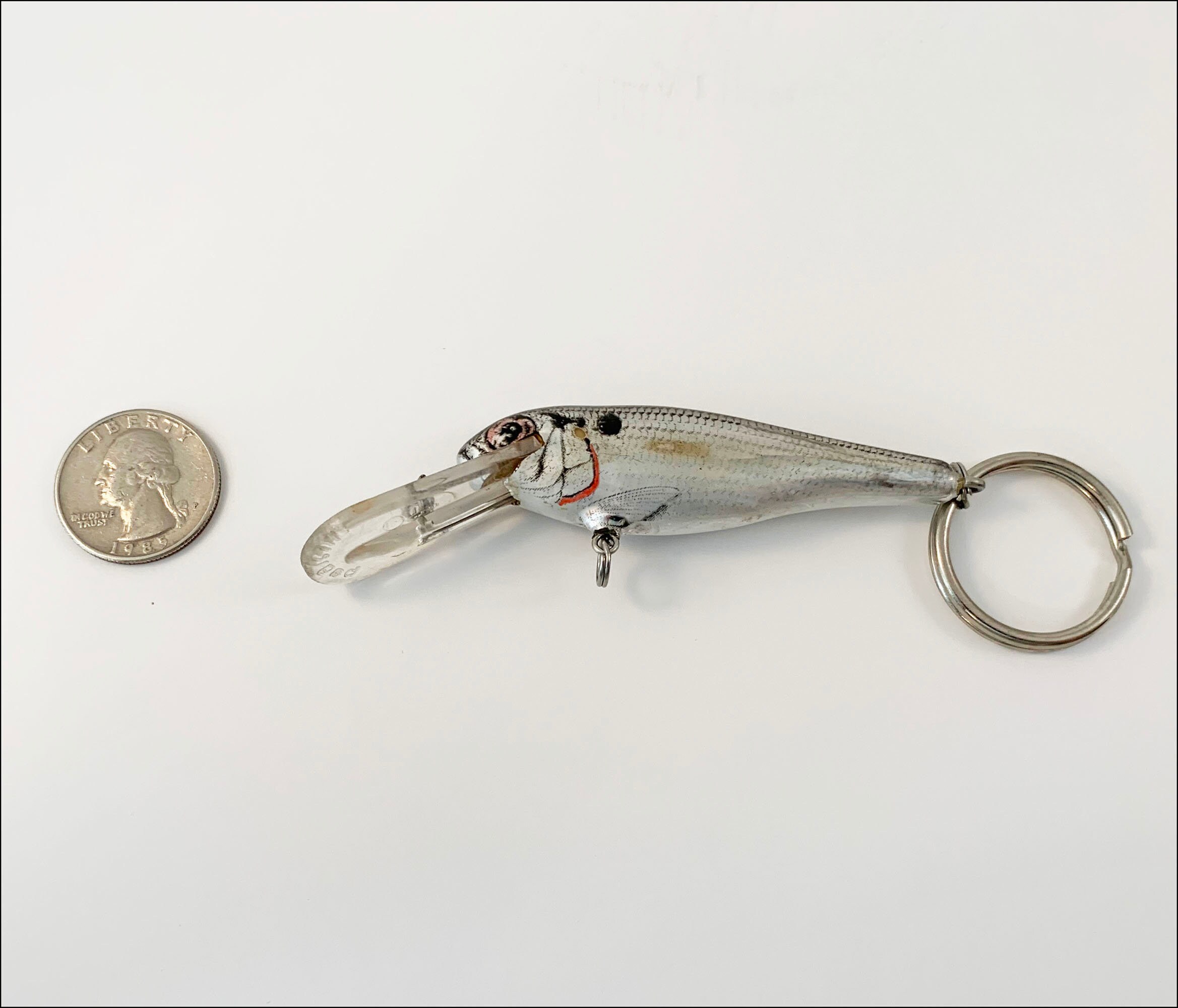 Vintage Bagleys Fishing Lure Key Chain - Etsy