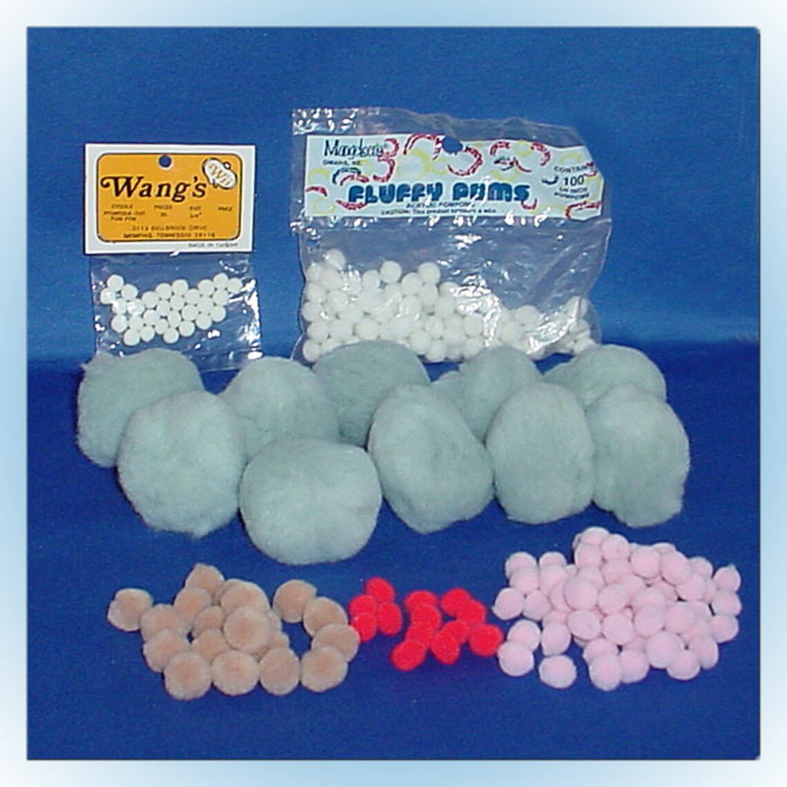 Over 200 Pom Poms Assorted Colors and Sizes - Etsy