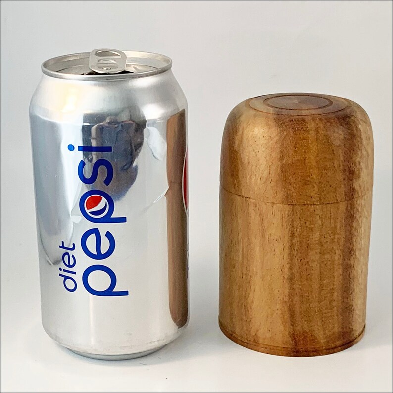 Wood Turned Vintage Cask Box With Lid - Etsy