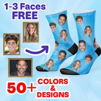 Custom Face Socks - Etsy