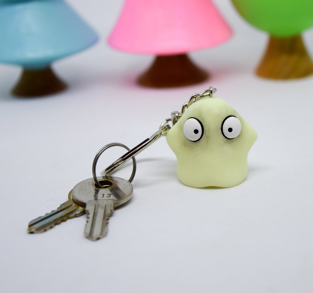 Ghost Keyring, Keychain, Bag Charm, Polymer Clay Figure, Gift for Best ...