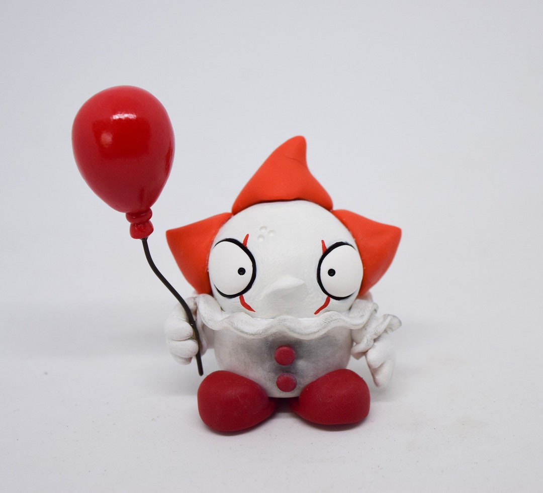 Evil Clown Figure, Creepy Cute Shelf Ornament - Etsy