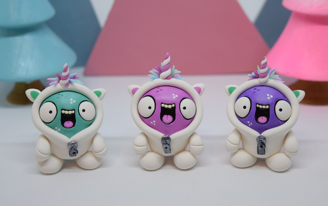 Unicorn Onesie Gubbin, Desk Buddy, Cute Monster Gift - Etsy
