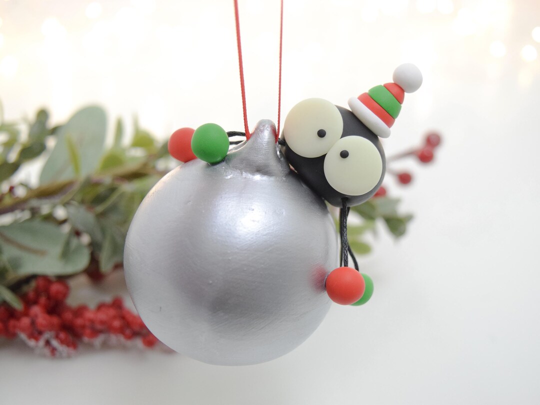 Spider Christmas Ornament, Ceramic Tree Bauble - Etsy