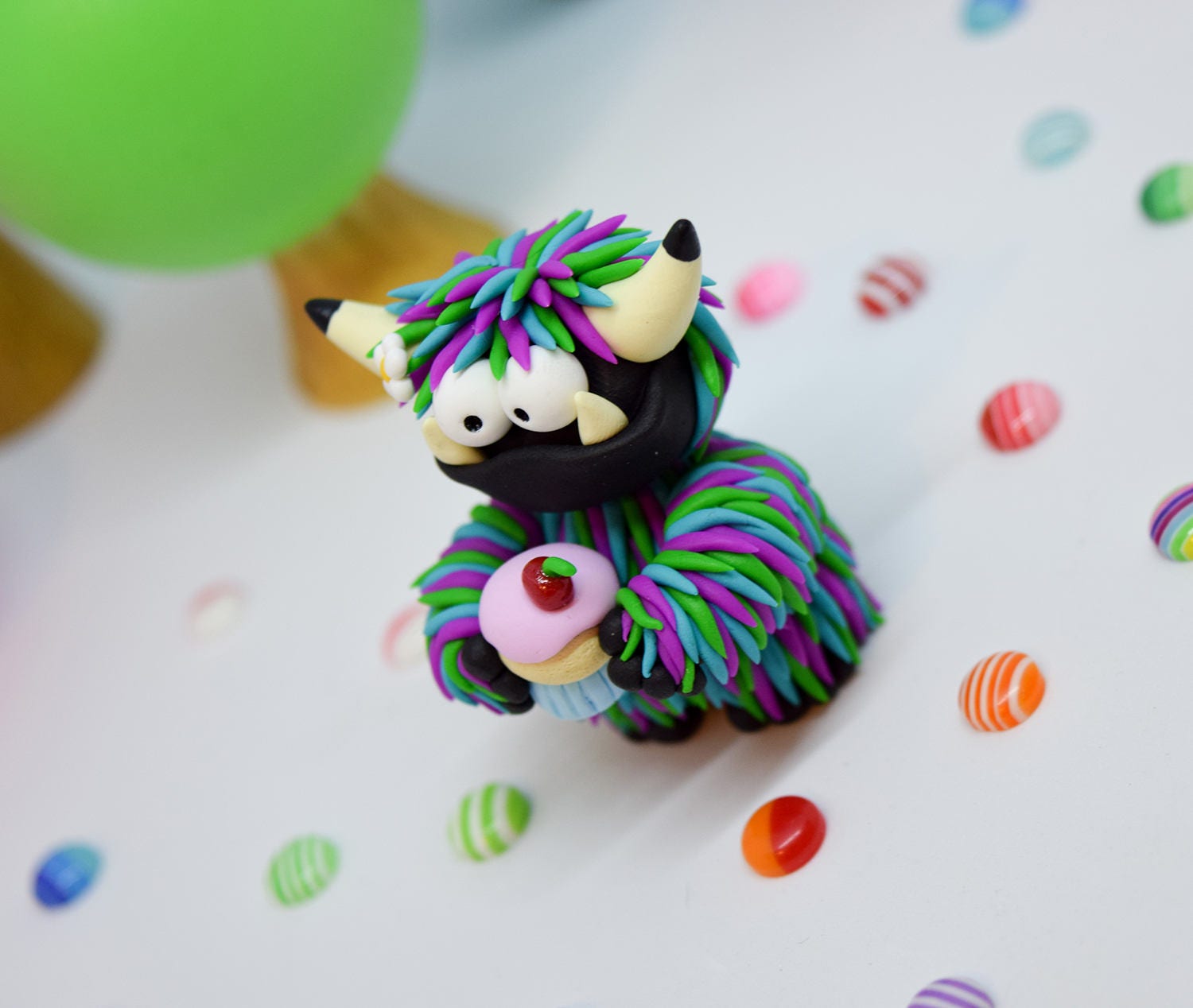 Mrs Monster Cute Monster Gift for Her Gift for Him Rainbow - Etsy