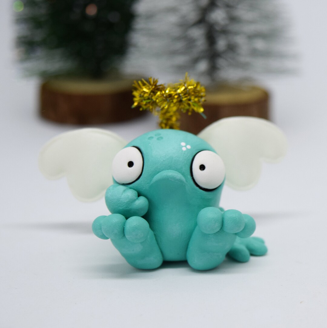 Christmas Angel Decoration, Grumpy Angel - Etsy