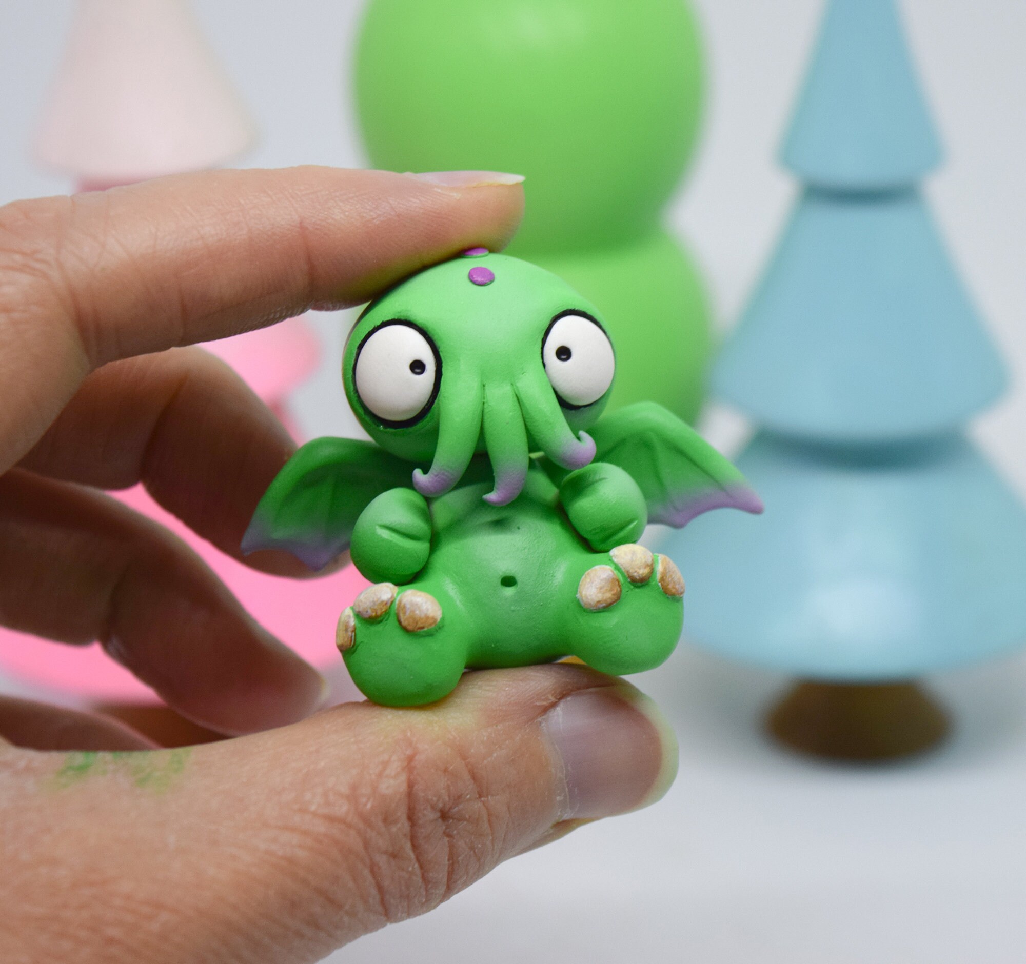 Cthulhu Cthulhu Idol Cthulhu Miniature Polymer Clay Figure - Etsy