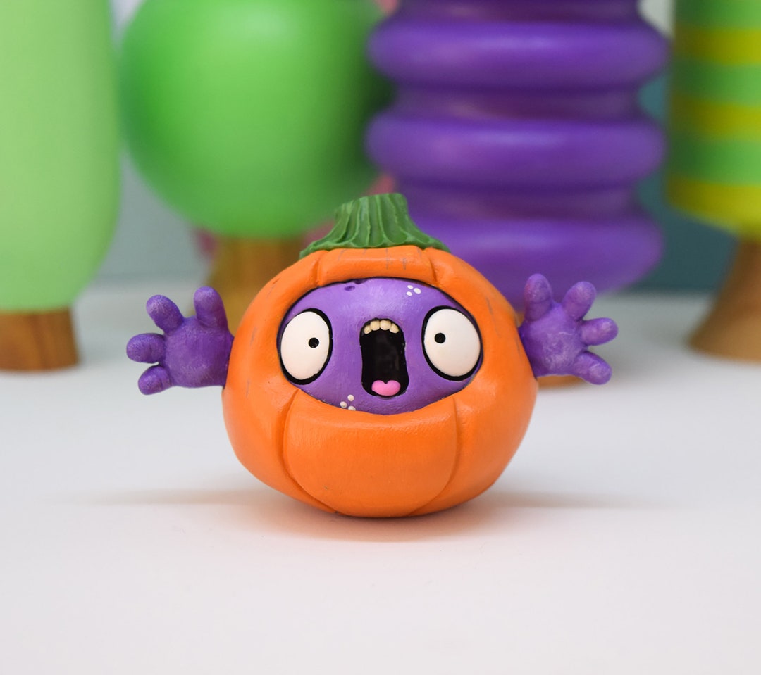 Pumpkin Costume, Halloween Figurine, Halloween Decoration - Etsy