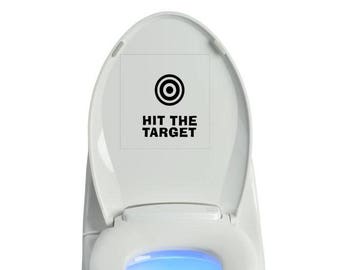 Toilet Target Stickers - Etsy UK