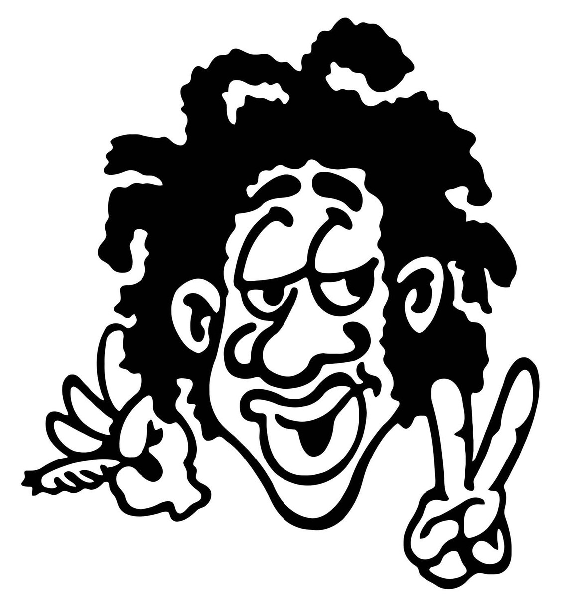 Rasta Man Spliff Wacky Backy Quote Motto Sign Logo Car Bumper - Etsy