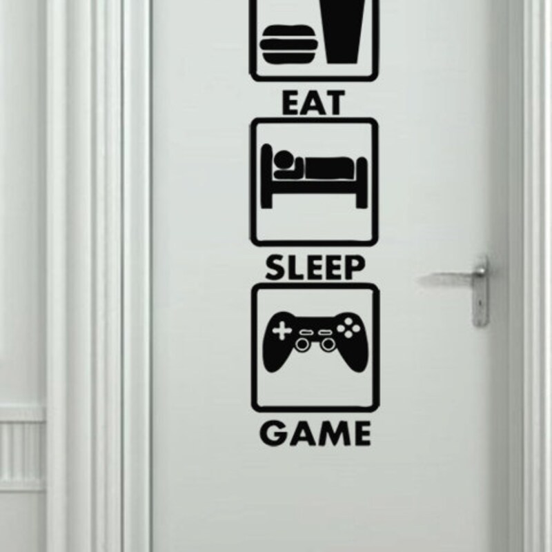 Eat Sleep Game Decal - Etsy
