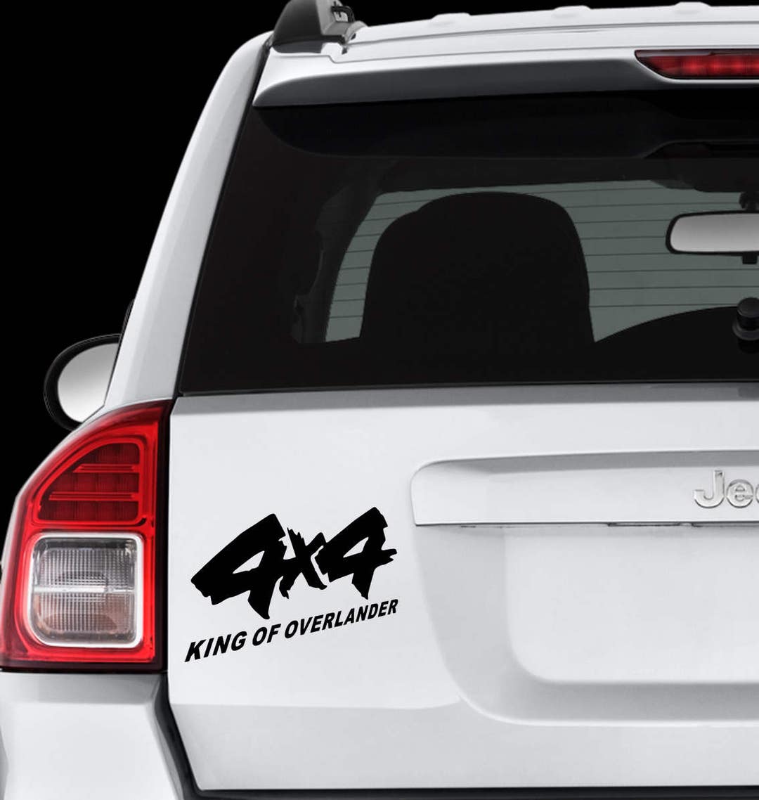 4 X 4 King of the Overlander off Road Quote Motto Car Bumper Vehicle ...
