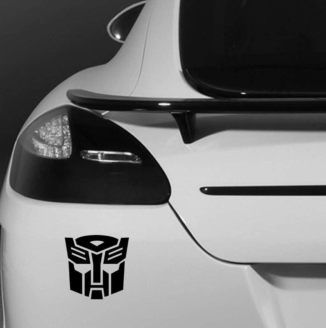 Transformers Robot Head Autobot Quote Motto Sign Logo Car Bumper ...
