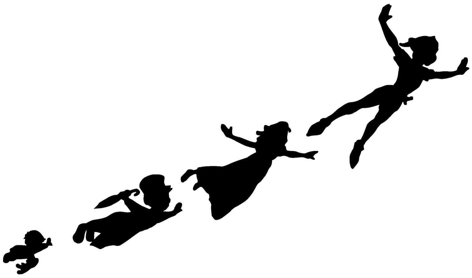 Peter Pan Disney Cartoon Children's Kids Car Bumper Vehicle Sticker ...