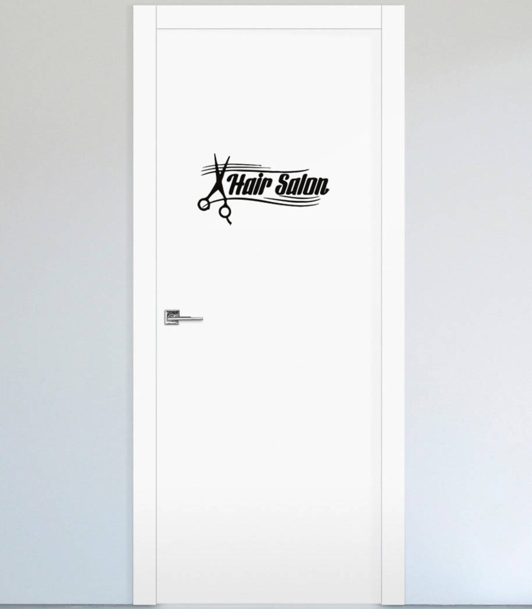 Hair Salon Door Window Logo Business Sticker Decal - Children's Kids ...