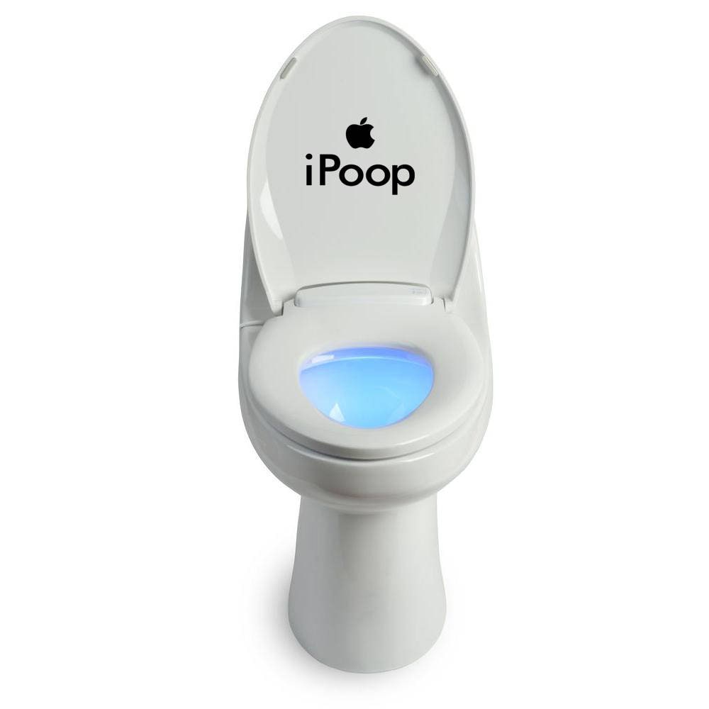 Ipoop Toilet Bathroom WC Sticker Decal Funny Apple Iphone | Etsy