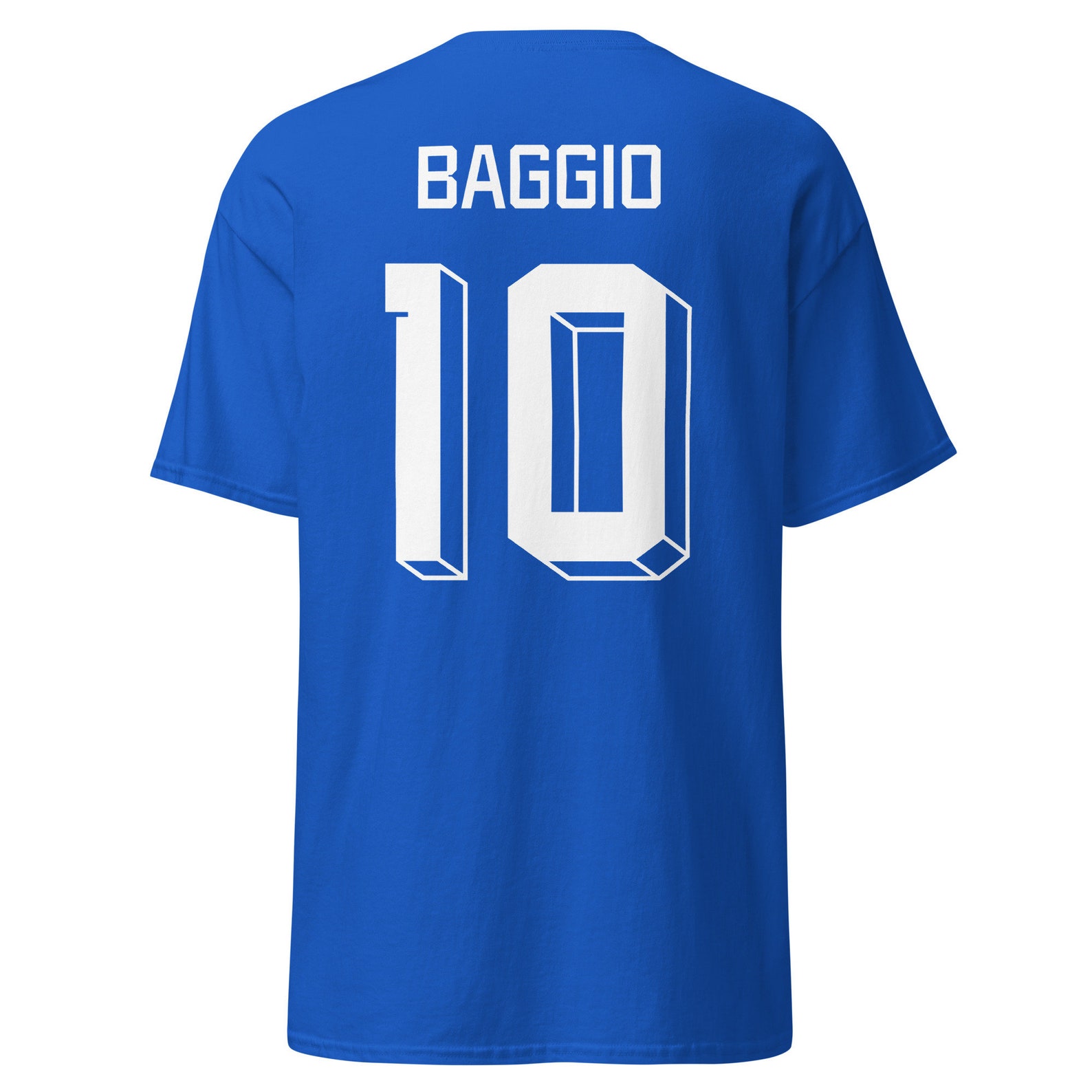 Baggio 10 Camiseta de fútbol estilo Italia - Etsy España