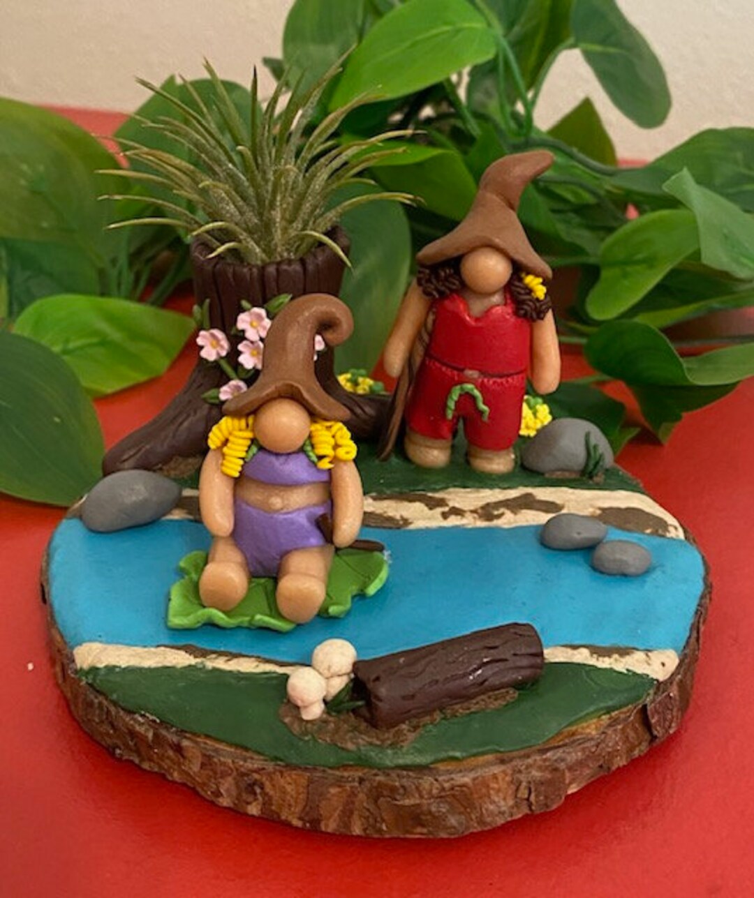 Gnomes Let's Take a Ride Down the River Handmade - Etsy