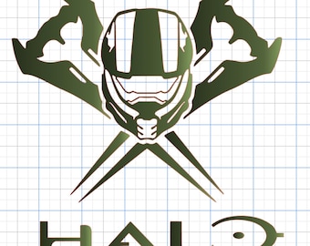 Craft Supplies & Tools Halo svg Master Chief Halo svg cricut file Home ...