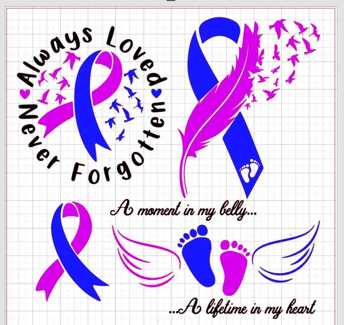 Infant Loss Awareness Decal 7 Digital Download File - Svg,png,jpg - Etsy