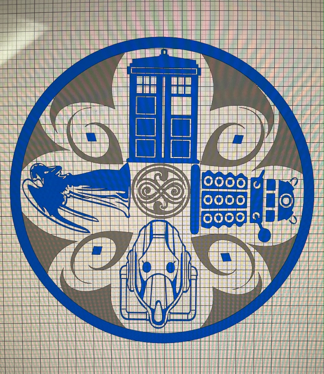 Dr. Wh0 Art Design Decal File Layered All Purpose Use - Svg,png,gsp,jpg ...
