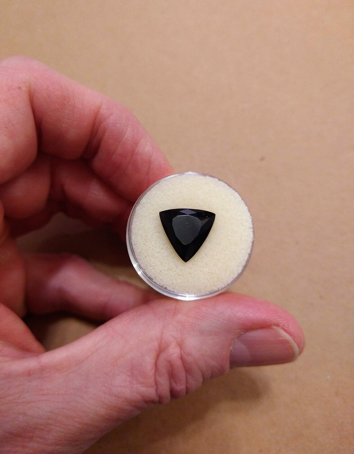 Trillion Faceted Tektite From Thailand. 4.36 Ct - Etsy