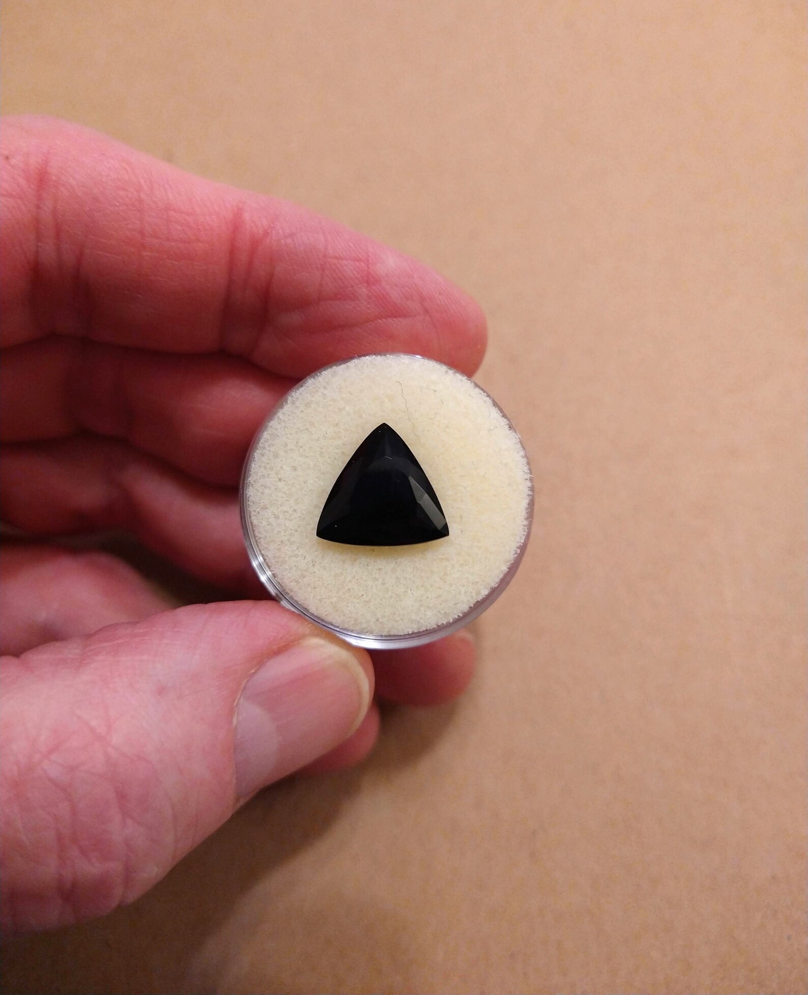 Trillion Faceted Tektite From Thailand. 4.36 Ct - Etsy