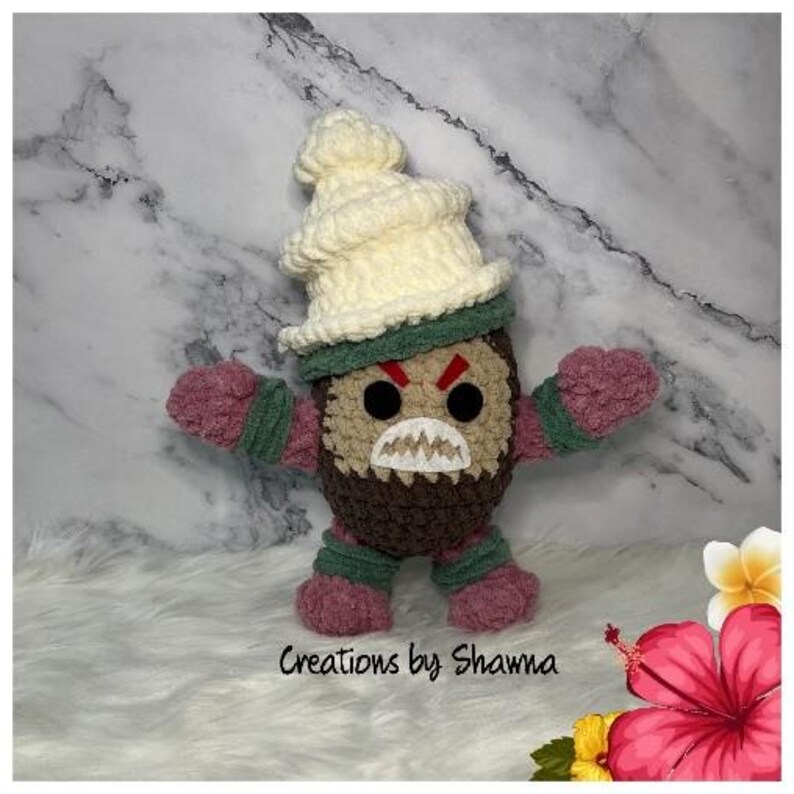 Felt Face for Crocheted Coconut Monster Pattern (3 Sets) ***felt Only ...