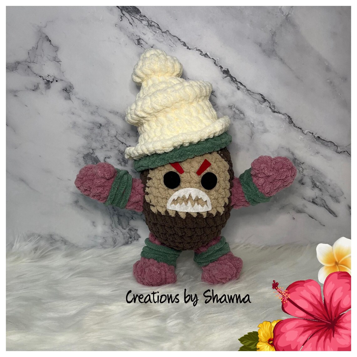 Coconut Monster Crochet Pattern - Etsy