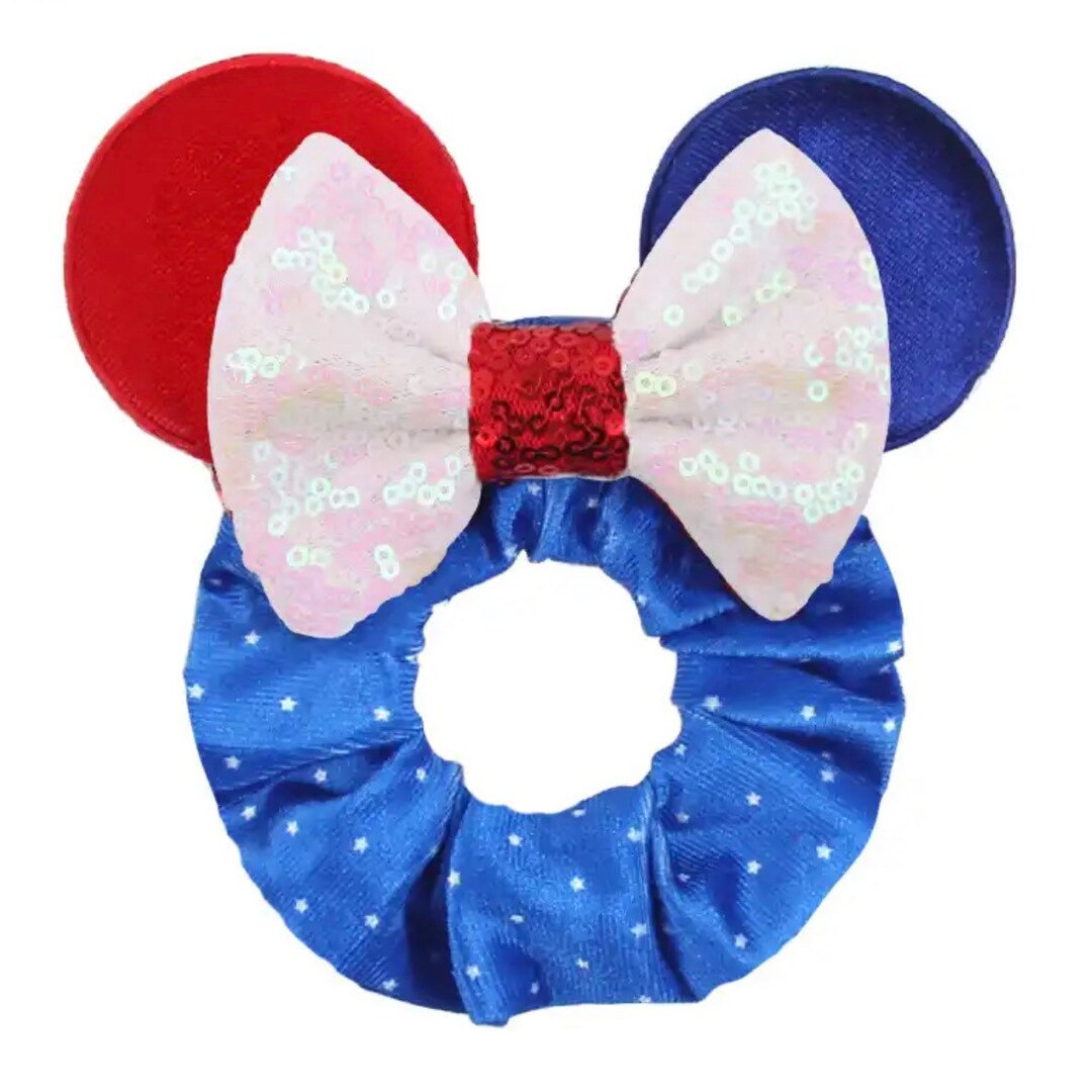 4th of July Mickey Mouse Ears, Minnie Mouse Ears, Red White Blue ...