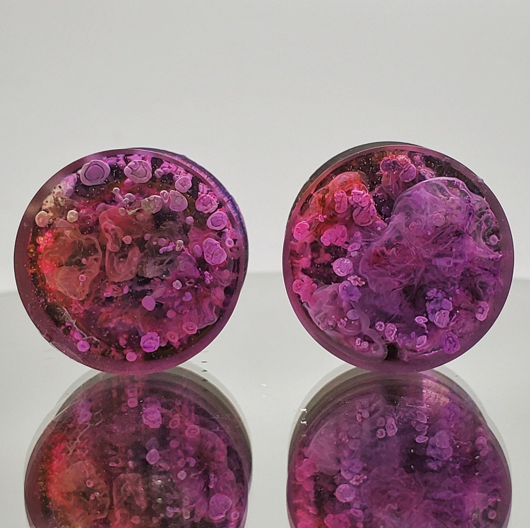 1" (25mm) "brainrot" Double-flare Plugs & Matching Pendant - Etsy