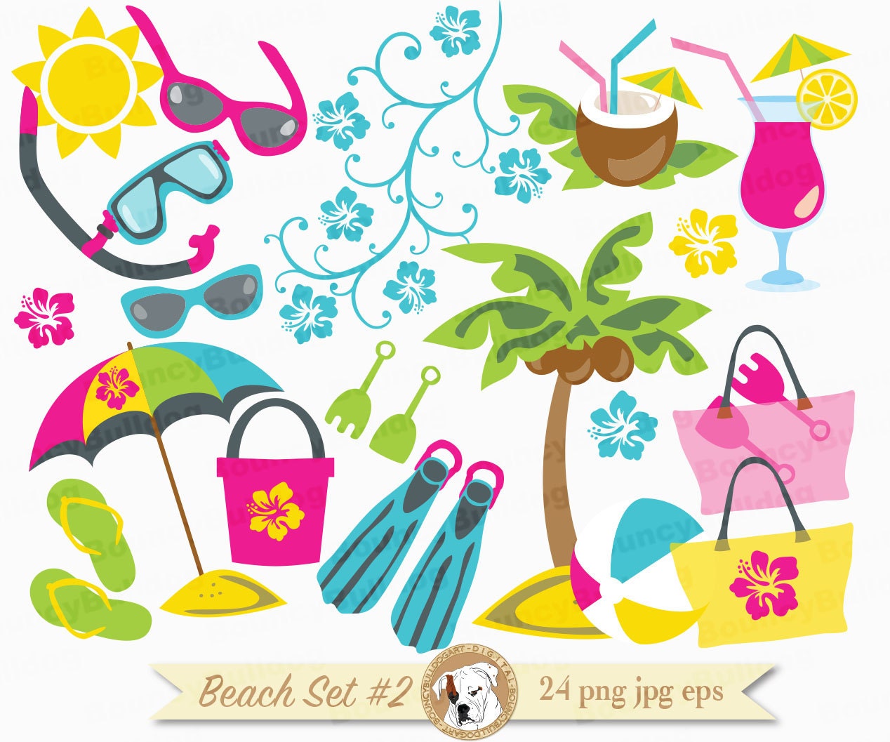 Beach Bag Clip Art