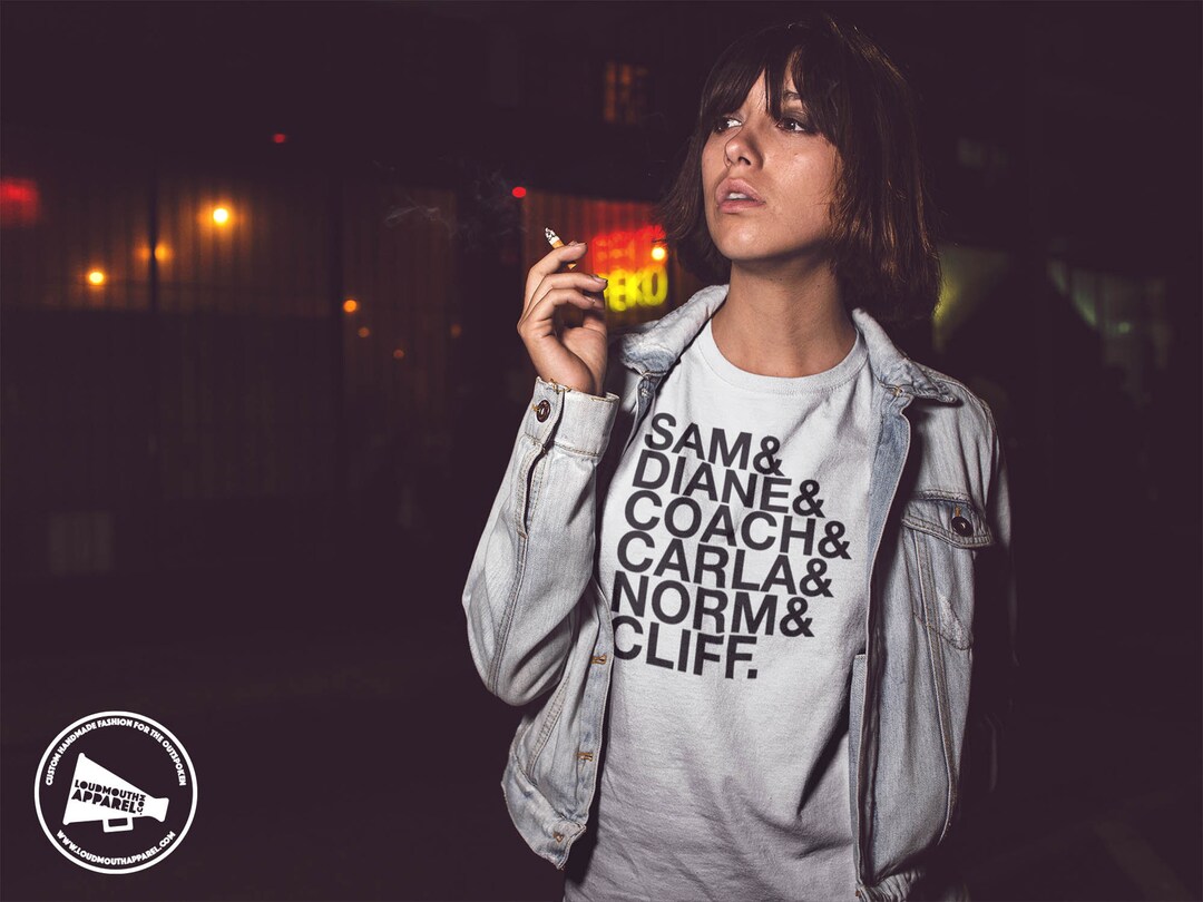 Cheers TV Characters 80's TV Show Unisex T-shirt - Etsy