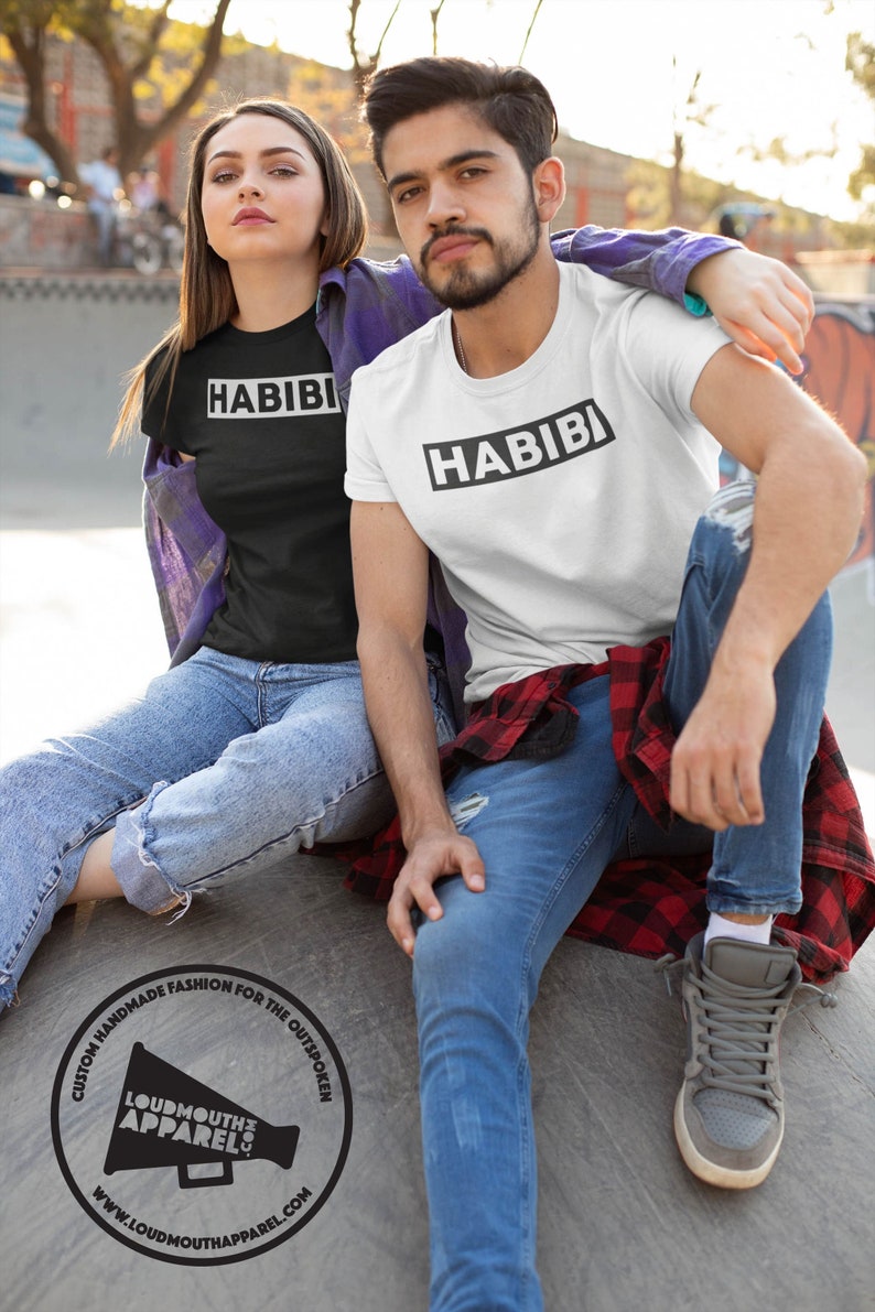 Habibi Unisex T-shirt Love Tee Arabic Love Arabian Love - Etsy