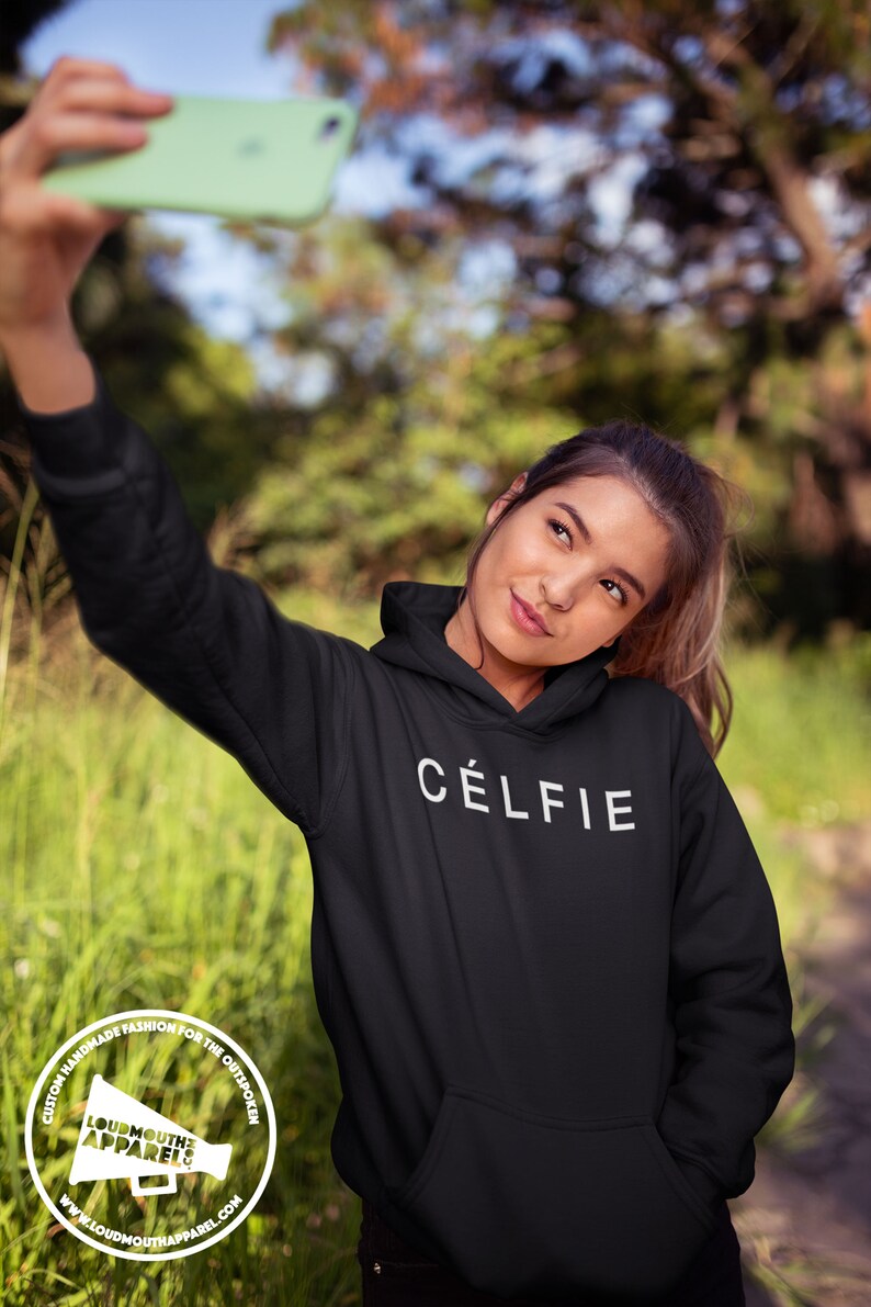 Celfie Unisex Self Selfie sudadera con capucha | Etsy