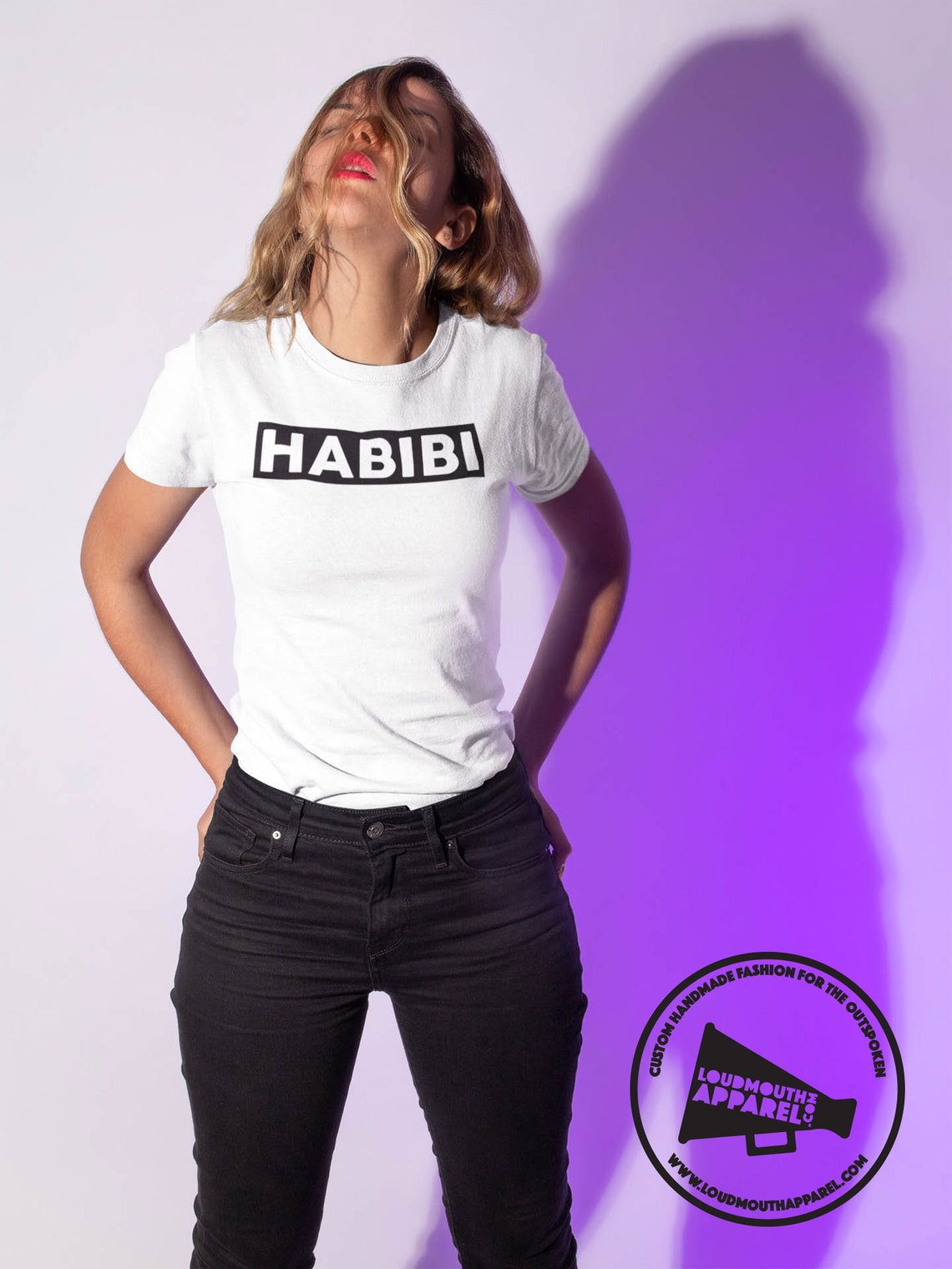 Habibi Unisex T-shirt Love Tee Arabic Love Arabian Love - Etsy
