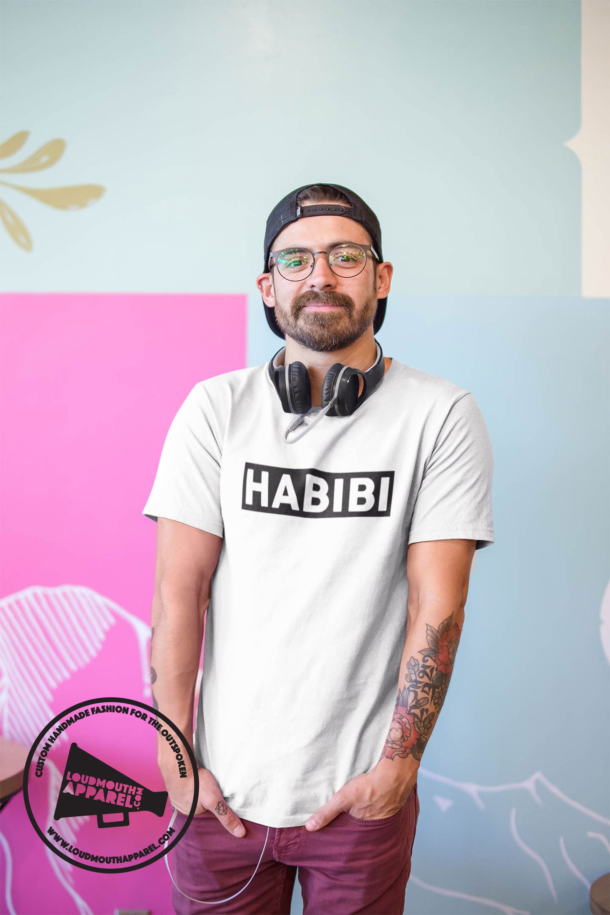 Habibi Unisex T-shirt Love Tee Arabic Love Arabian Love - Etsy