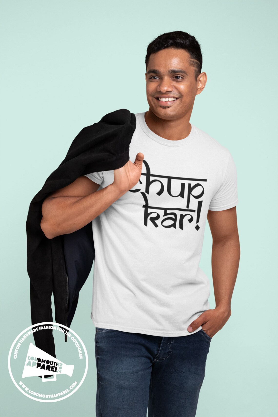 Chup Kar Indian Unisex Punjabi T-shirt Hindi Slang Punjabi Slang Hindi ...