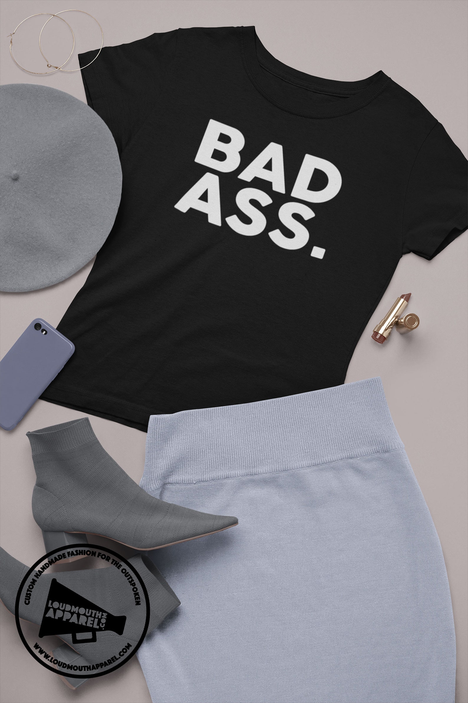 BAD ASS Unisex Rebel T-shirt Rebellious Rebels Choices Bad Boy Bad ...