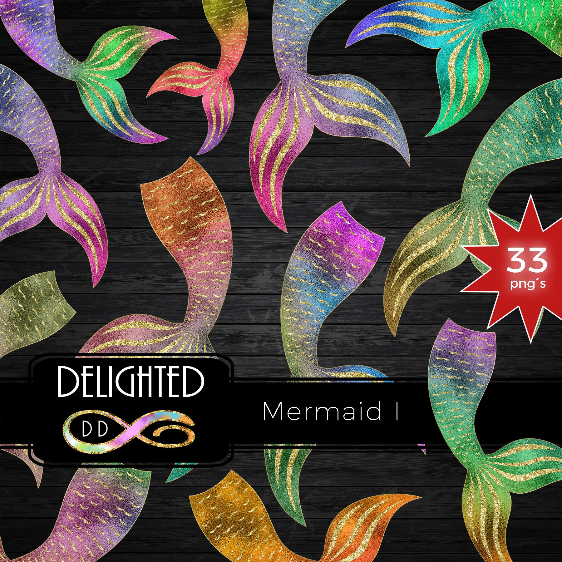 Art & Collectibles Clip Art Floral Clipart summer flower art flourish ...