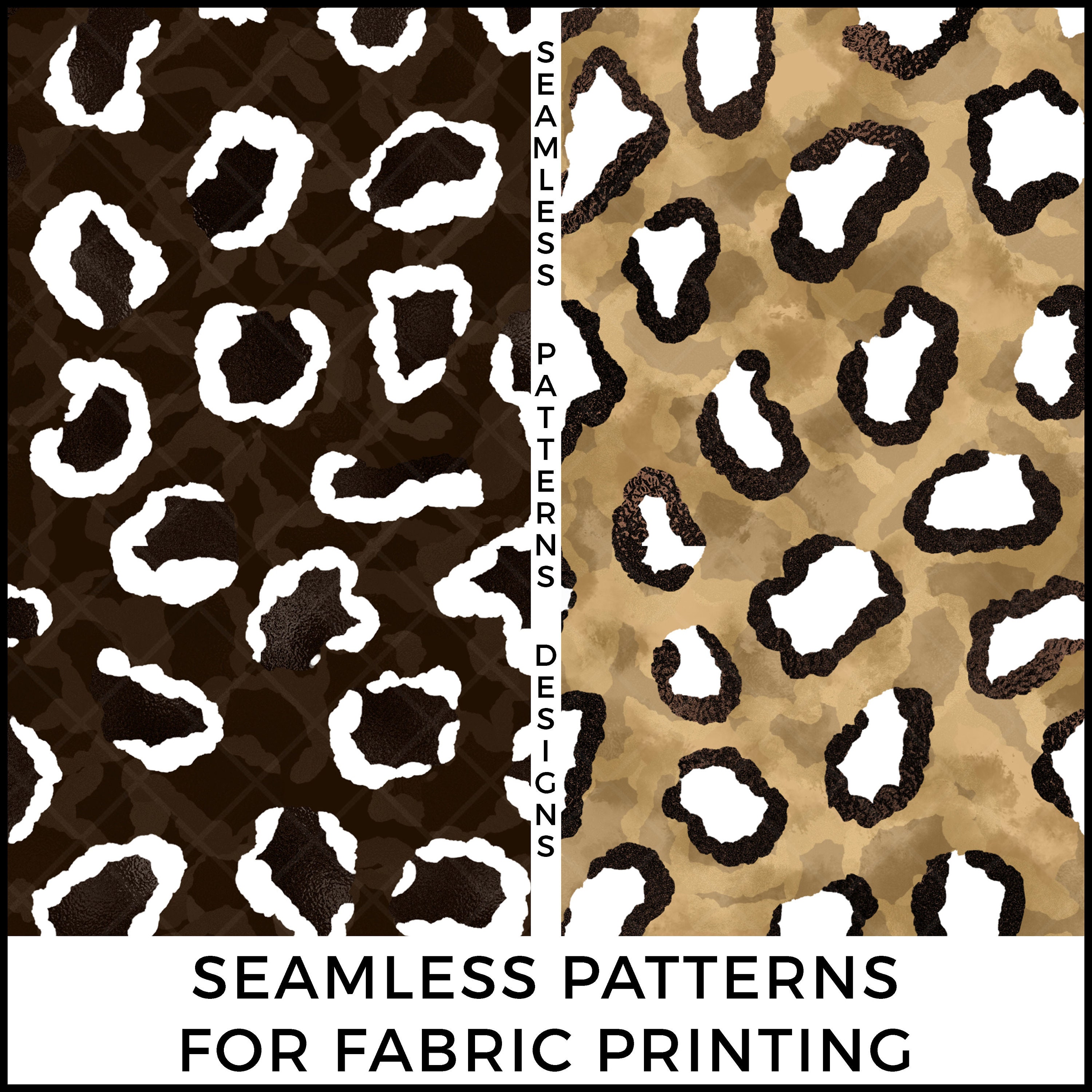 Animal Print Seamless Pattern Perfect for Fabric Printing - Etsy