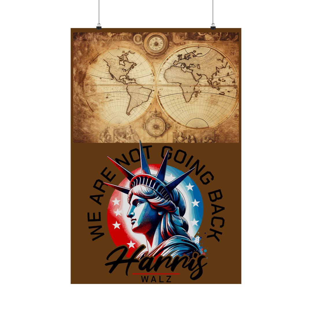 Kamala Harris 2024 Matte Vertical Posters,home Decor,living Room Decor ...